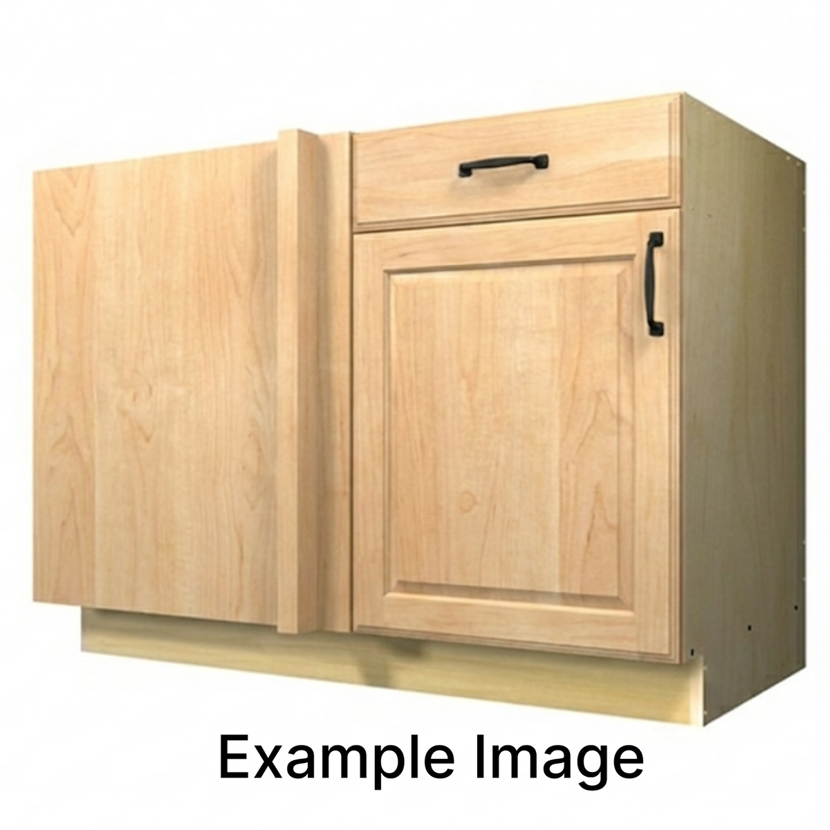 1 door 1 drawer blind corner base cabinet (LEFT side hinged with integ ...